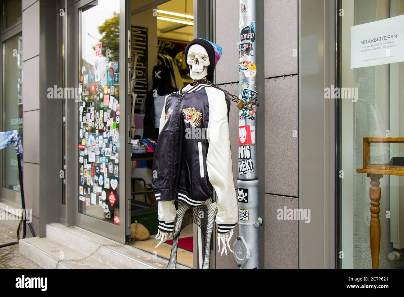 Human skeleton on stand hi-res stock photography and images - Alamy