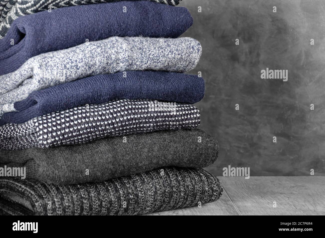 Collection woolen clothes hi-res stock photography and images - Alamy