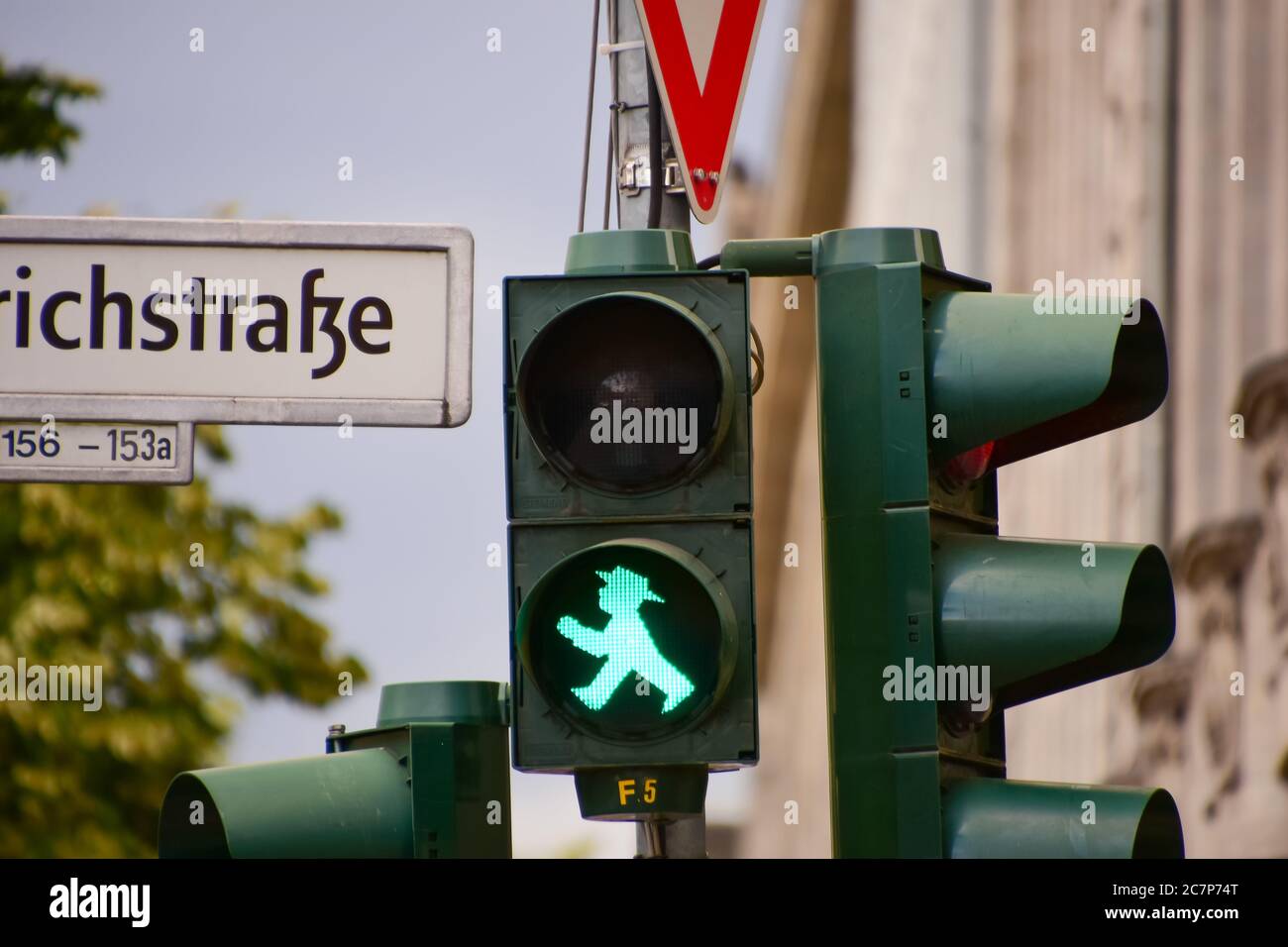 Ampelmännchen or the little traffic light men, in Berlin, is one of the ...
