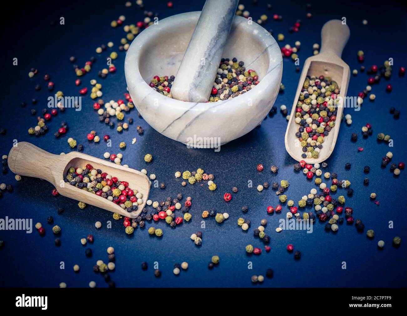 many peppercorns in different colours Stock Photo - Alamy