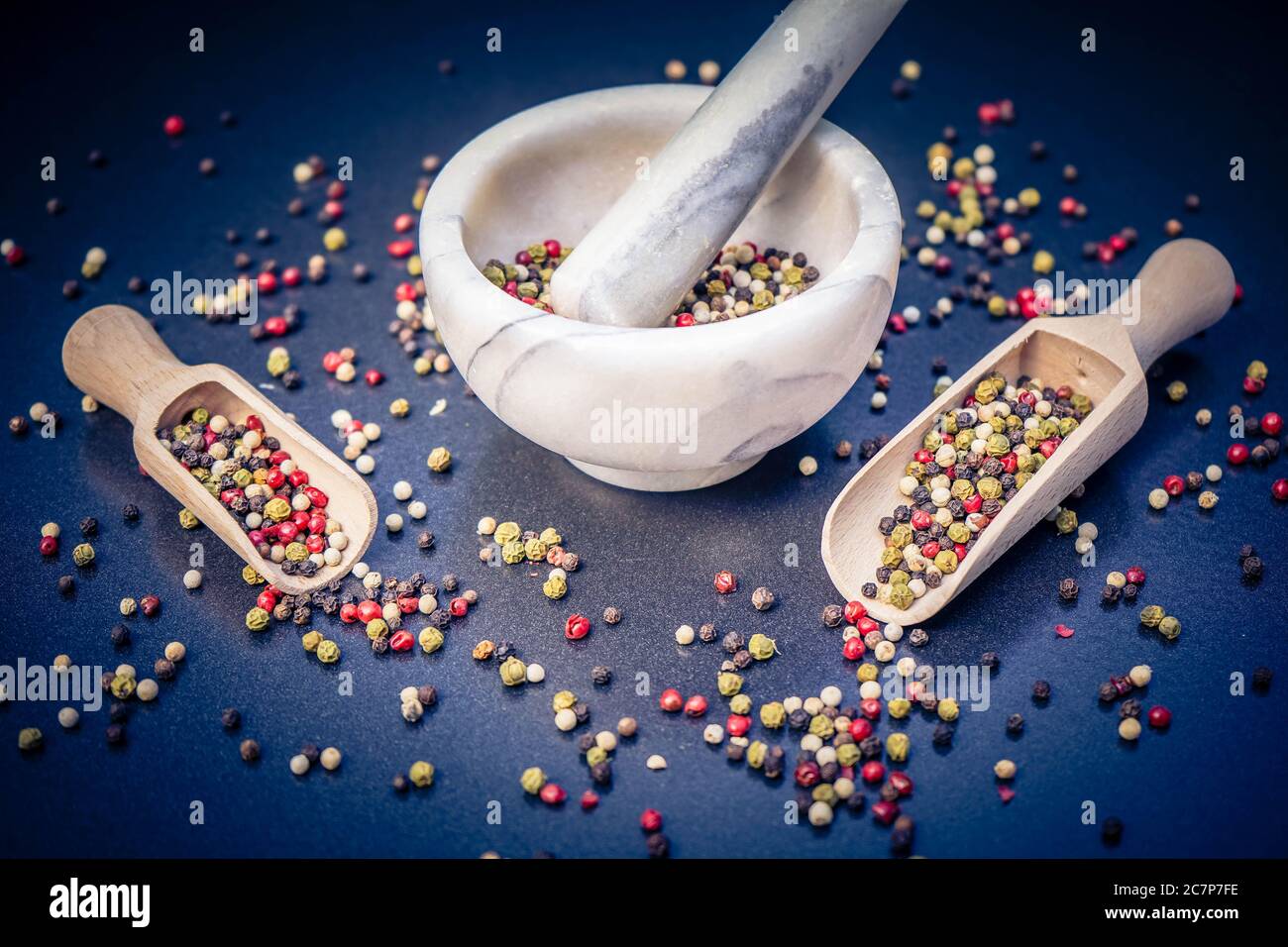 many peppercorns in different colours Stock Photo - Alamy