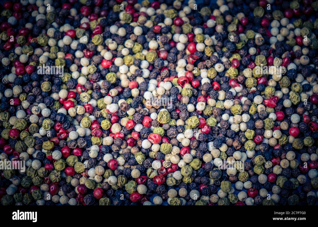 many peppercorns in different colours Stock Photo - Alamy