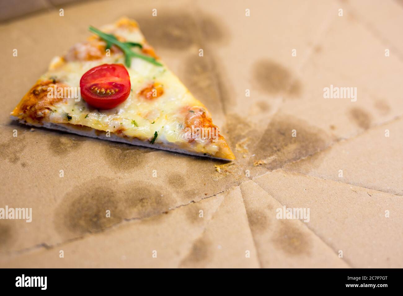 Last slice pizza in box hi-res stock photography and images - Alamy