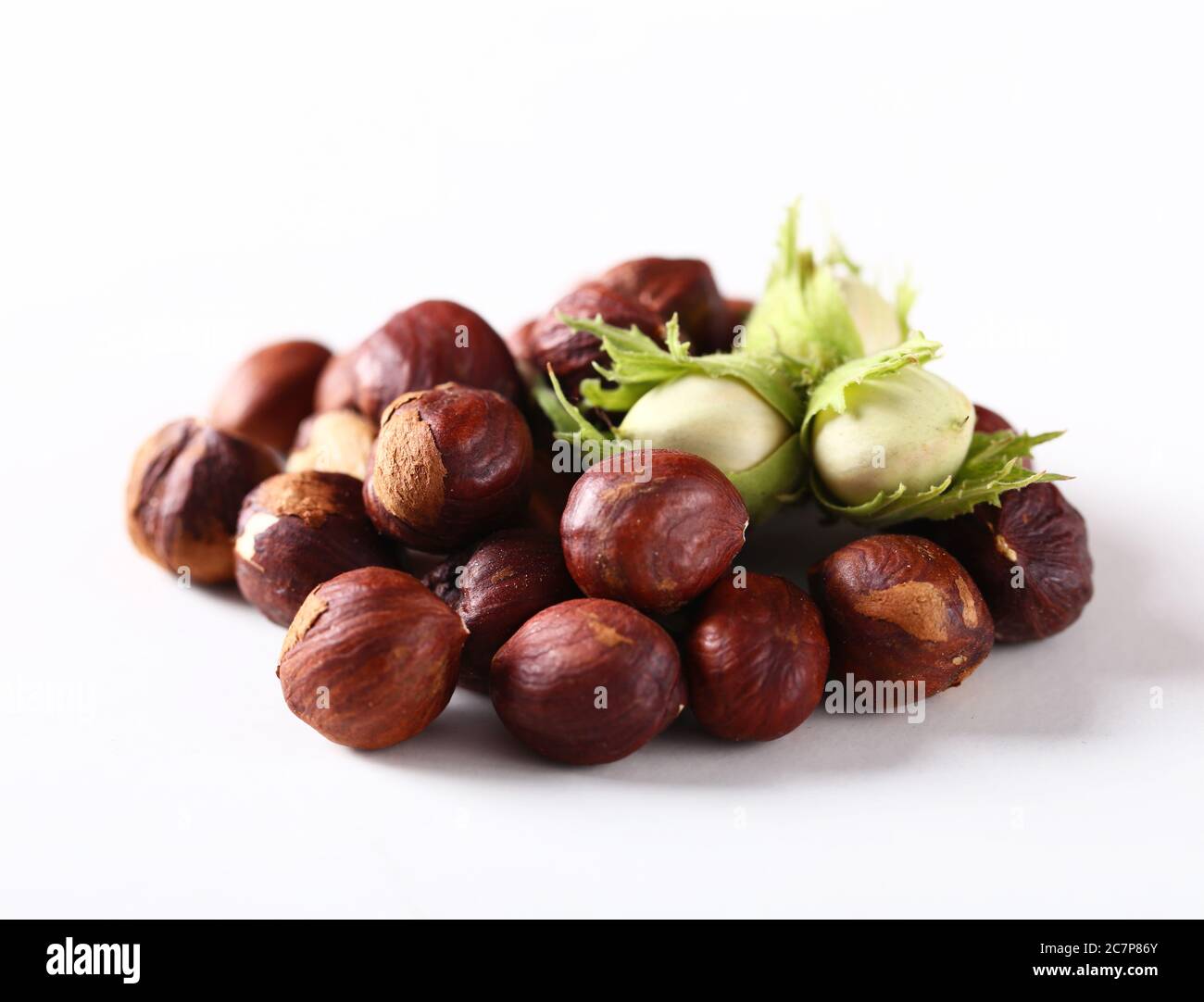 natural organic hazelnut nut for healthy eating Stock Photo - Alamy
