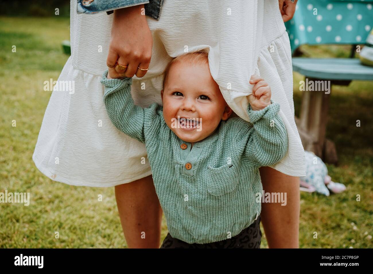 Holding mums hand hi-res stock photography and images - Alamy