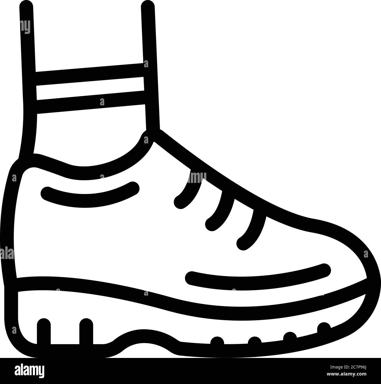 Running shoe icon, outline style Stock Vector Image & Art - Alamy