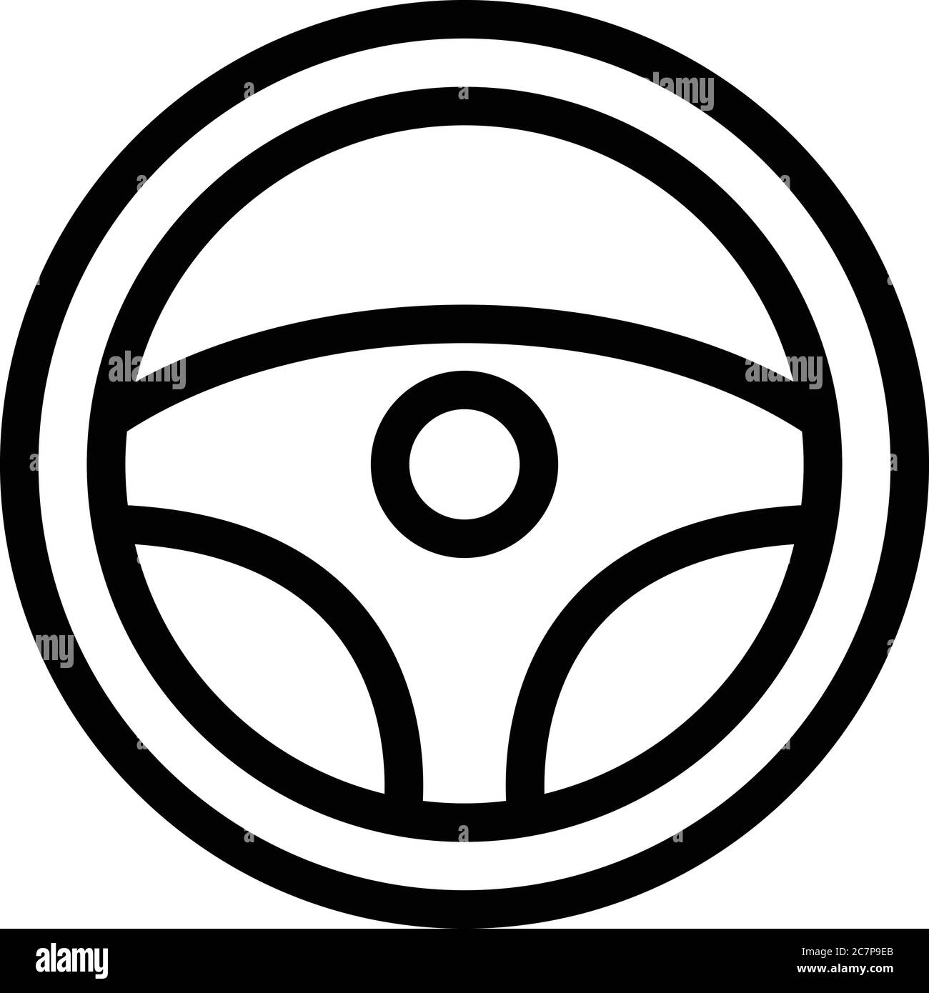 Drive steering wheel icon, outline style Stock Vector Image & Art - Alamy