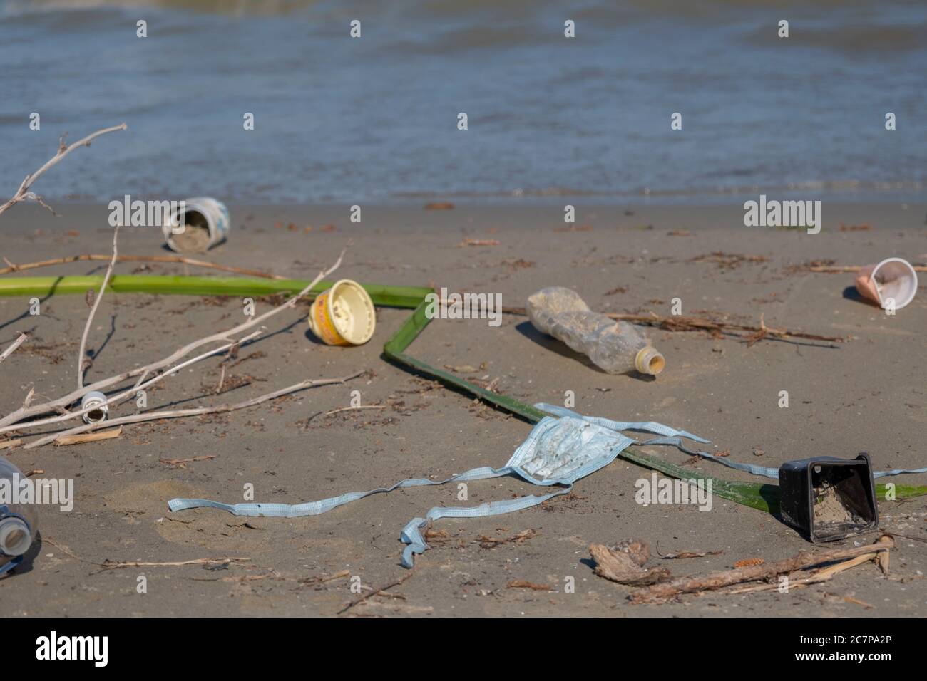 Plastic pollution on Danube River coastline in Danube Biosphere Reserve ...