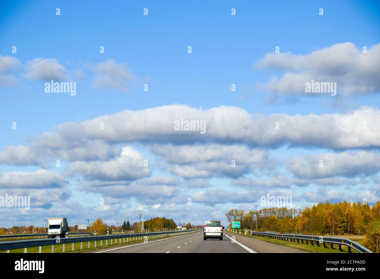 Highway, autobahn and road landscape. Automobile, cars and vehicles ...