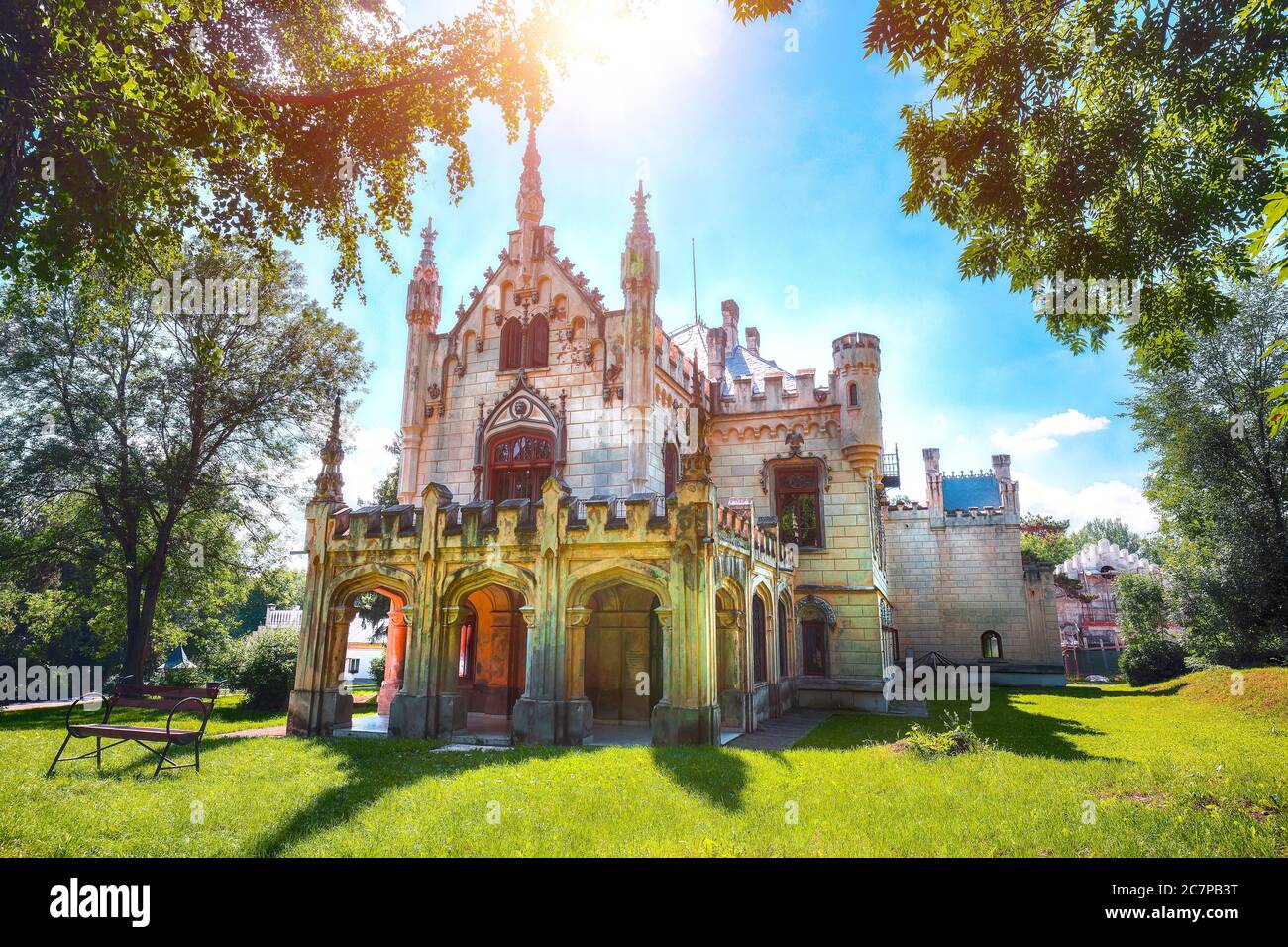 Miclauseni Castle, one of the most beautifull neo-gothic castles ...