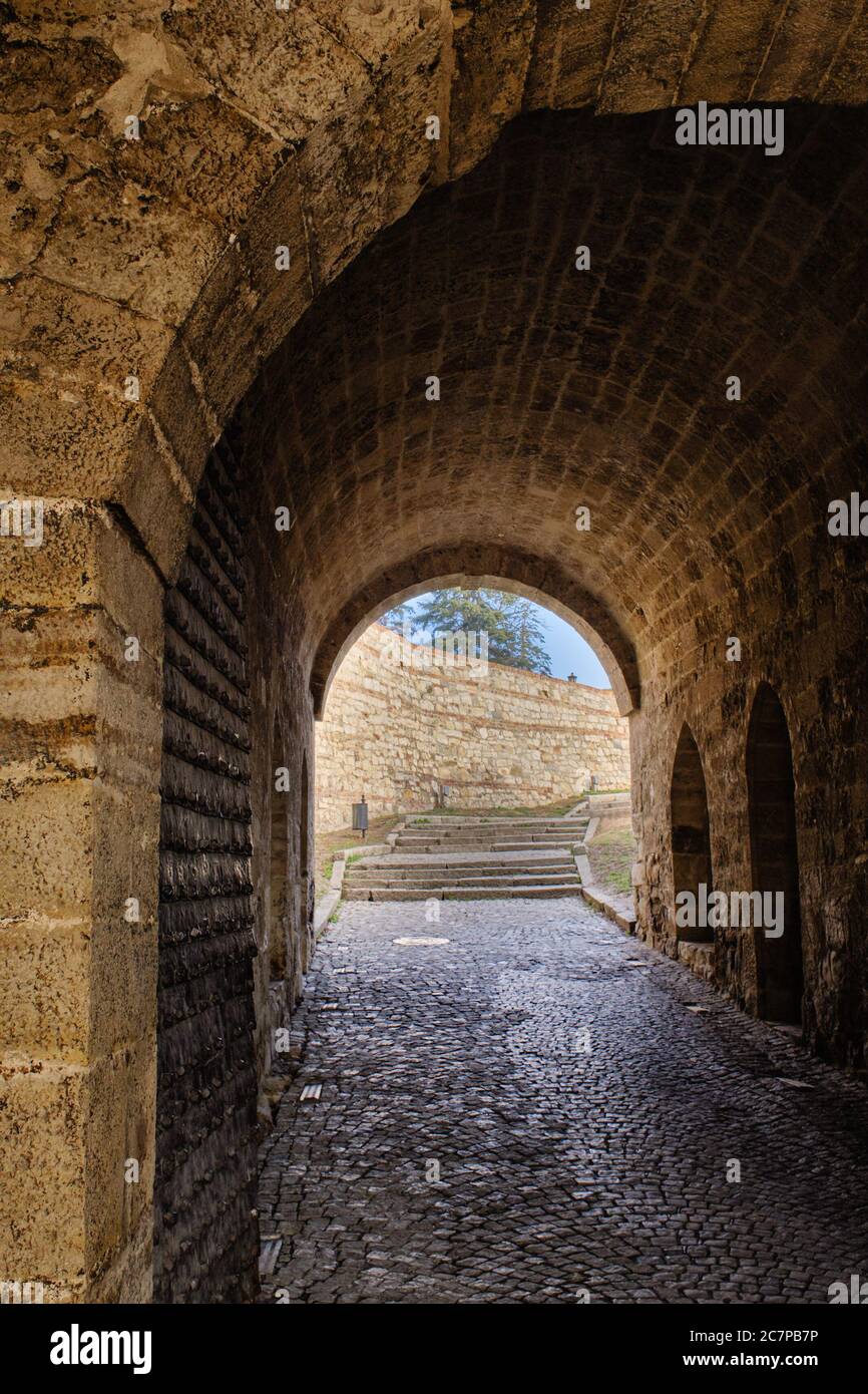 The Royal Gate of the historic Belgrade Fortress (Kalemegdan) in ...