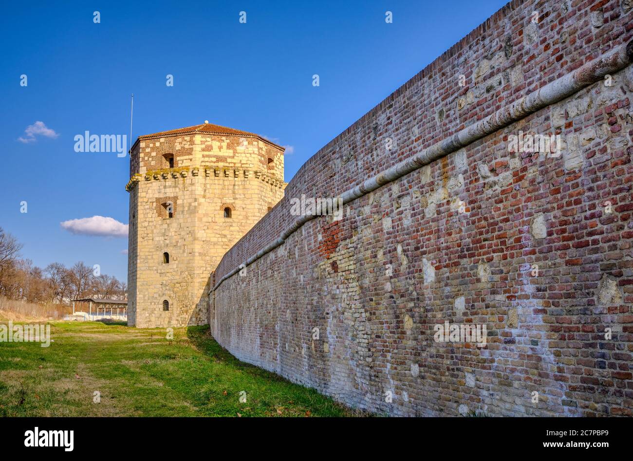 Nebojsa Tower, medieval tower and dungeon in the Belgrade Fortress ...