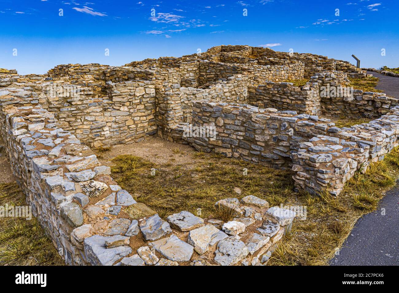 Gran Quivira Ruins at the Salinas Pueblo Missions National Monument ...