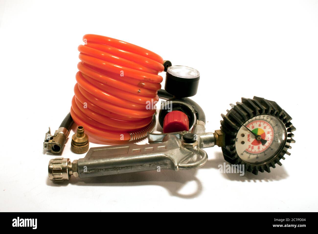 Closeup shot of a compressor isolated on white background Stock Photo ...