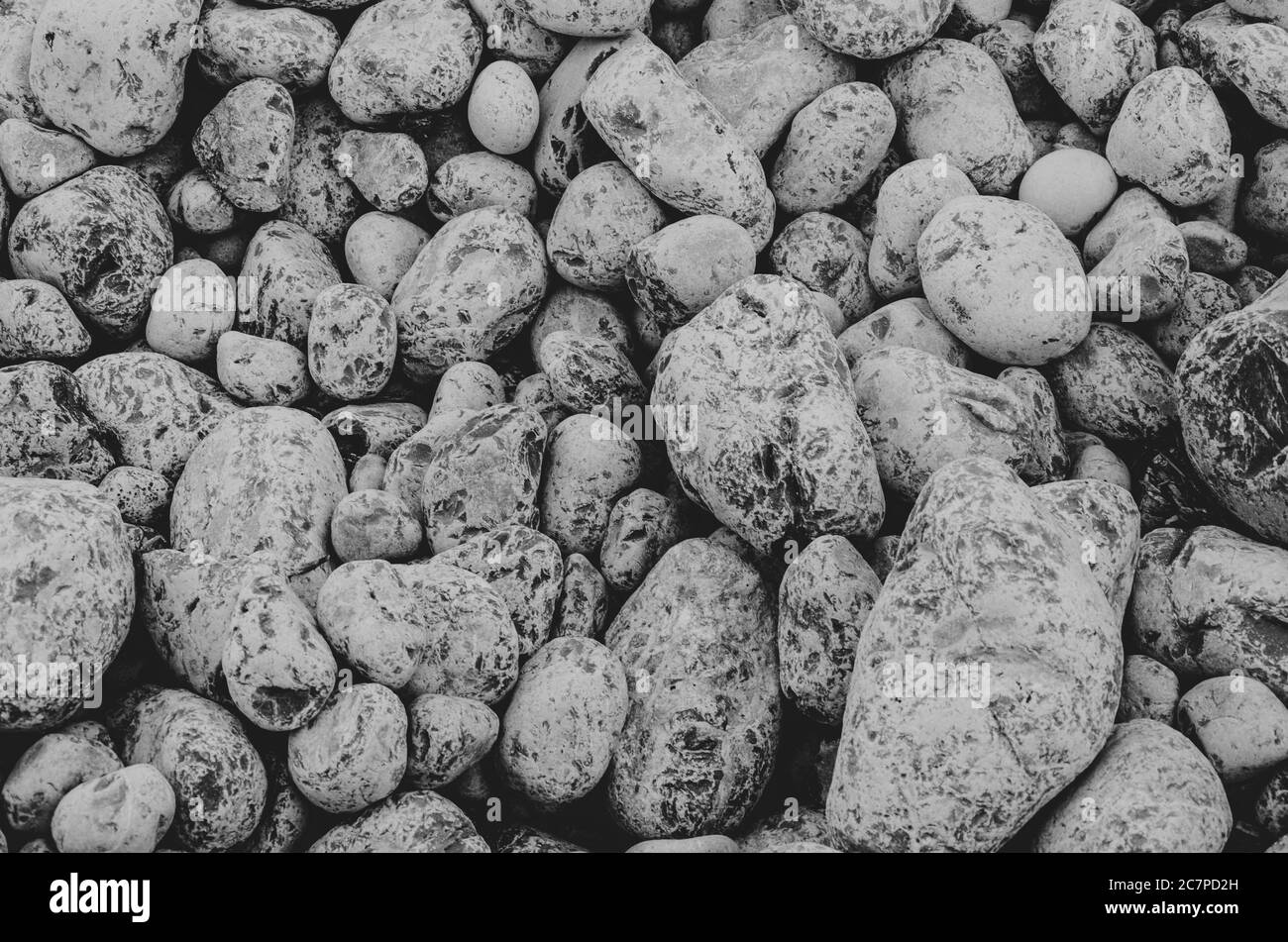 Cobble stone stones Black and White Stock Photos & Images - Alamy