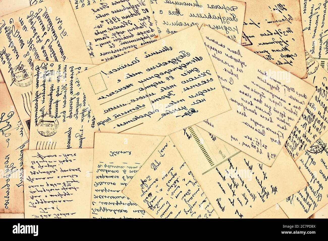 Antique letters and envelope hi-res stock photography and images - Alamy