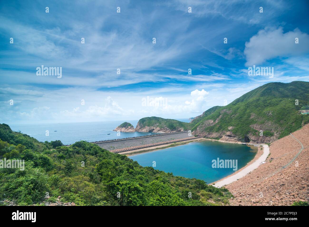 East dam of high island reservoir hi-res stock photography and images ...