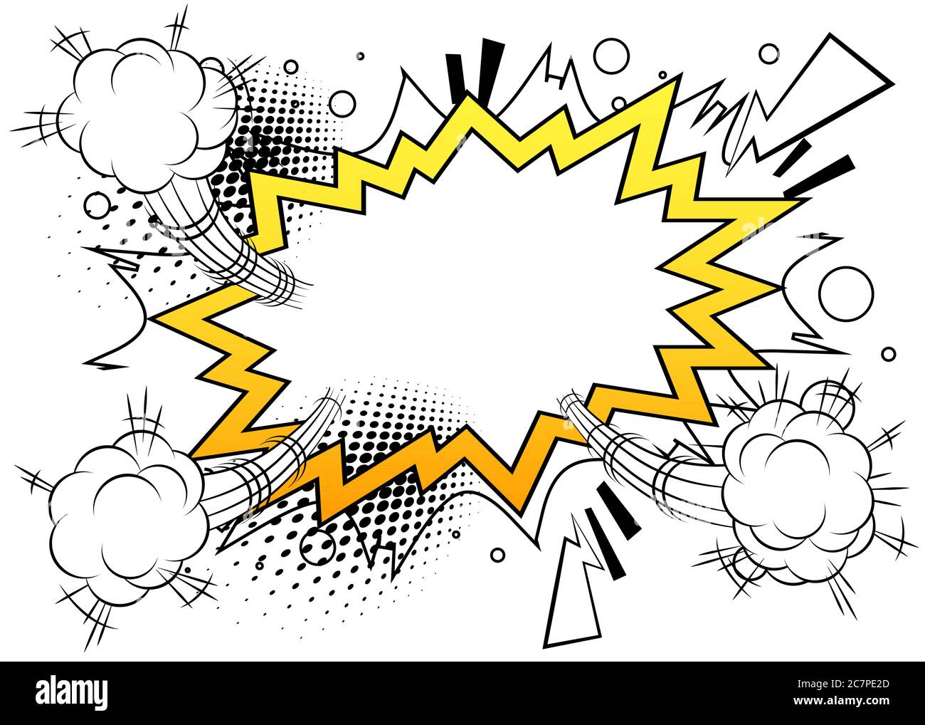 Cartoon design colored background. Comic book backdrop illustration ...