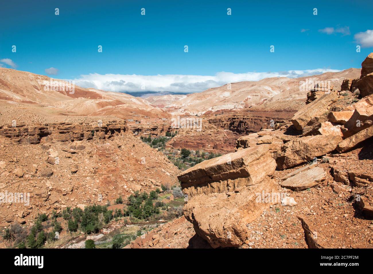 Landscape shot taken at Morocco Isli on a hot summer day Stock Photo ...