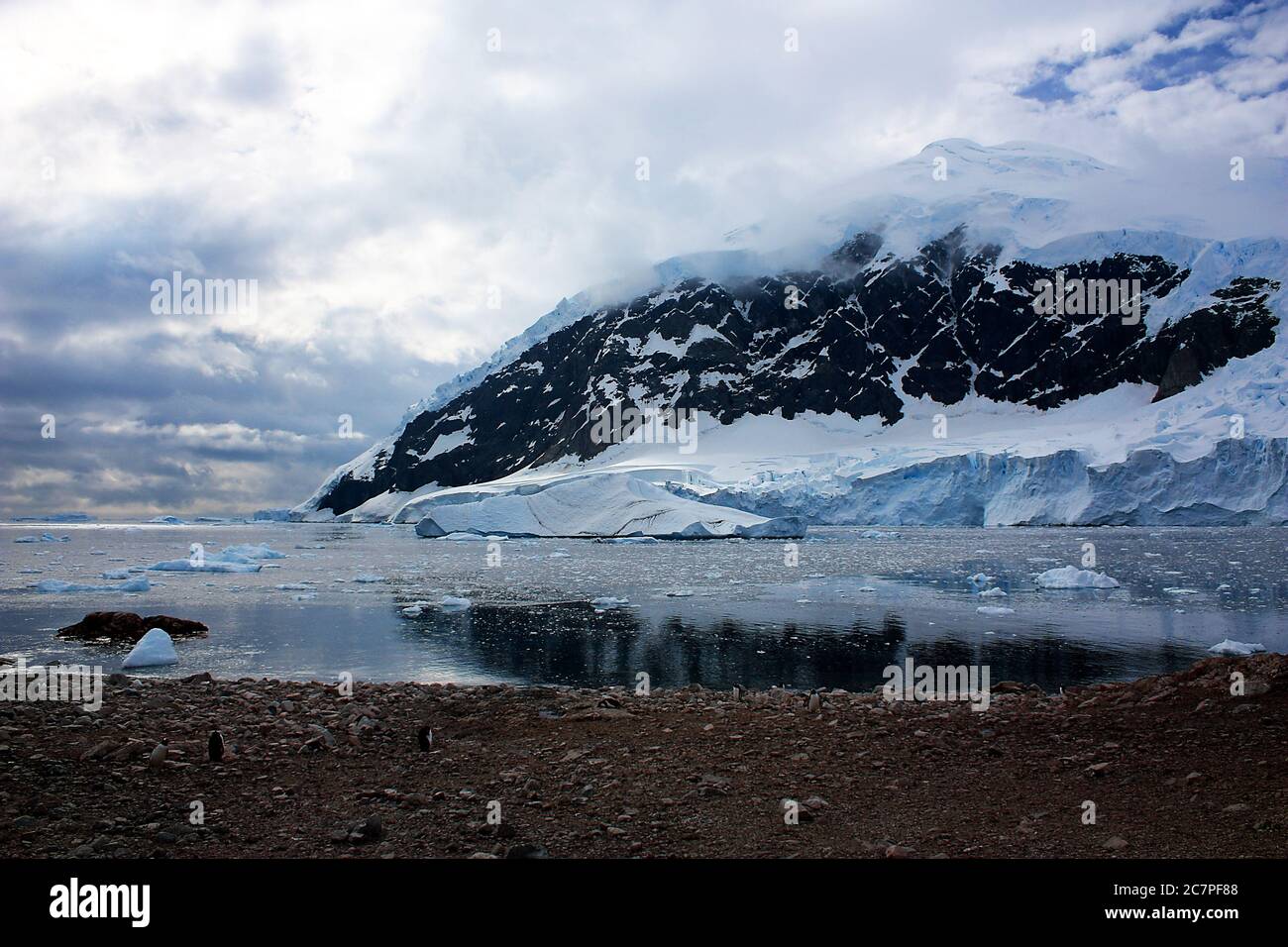 Coastal landscape in the Antarctic, Antarctic Peninsula Stock Photo - Alamy