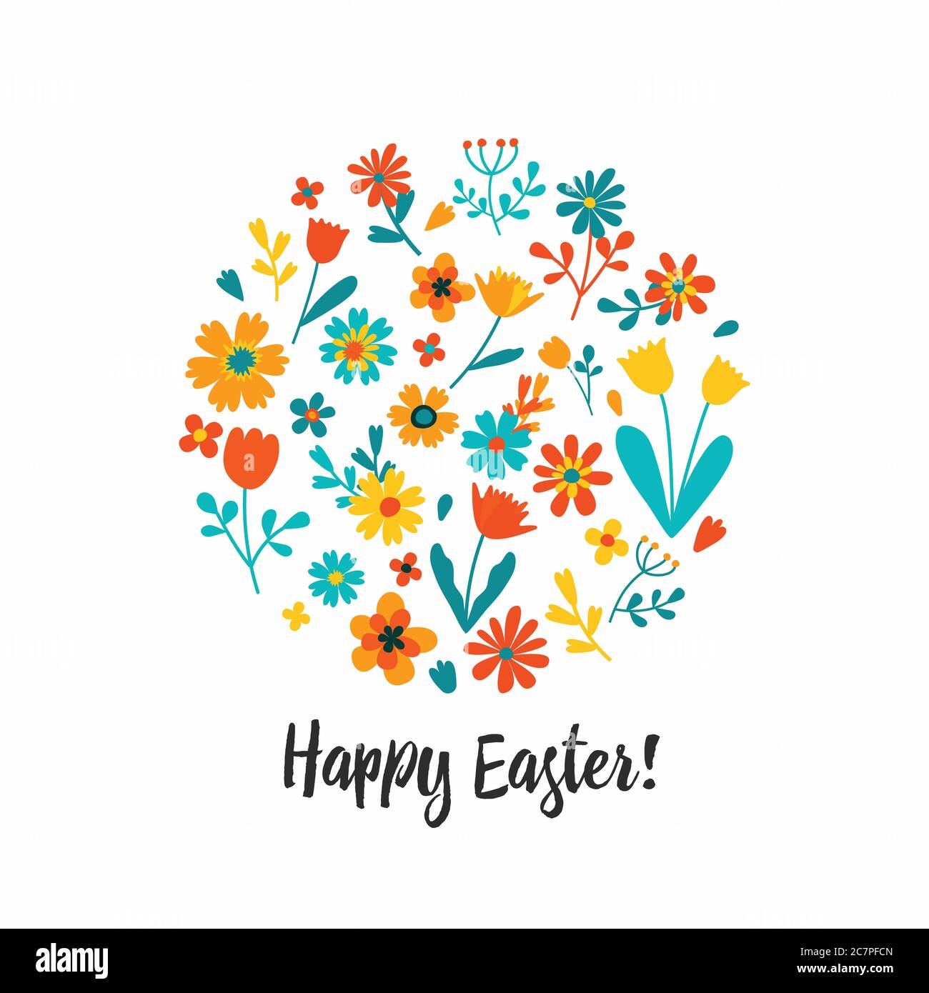 happy easter vector Stock Vector Image & Art - Alamy