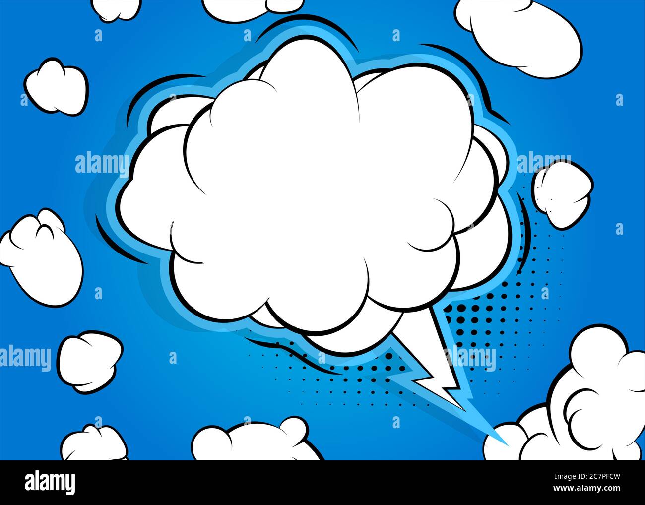 Cartoon design colored background. Comic book backdrop illustration ...