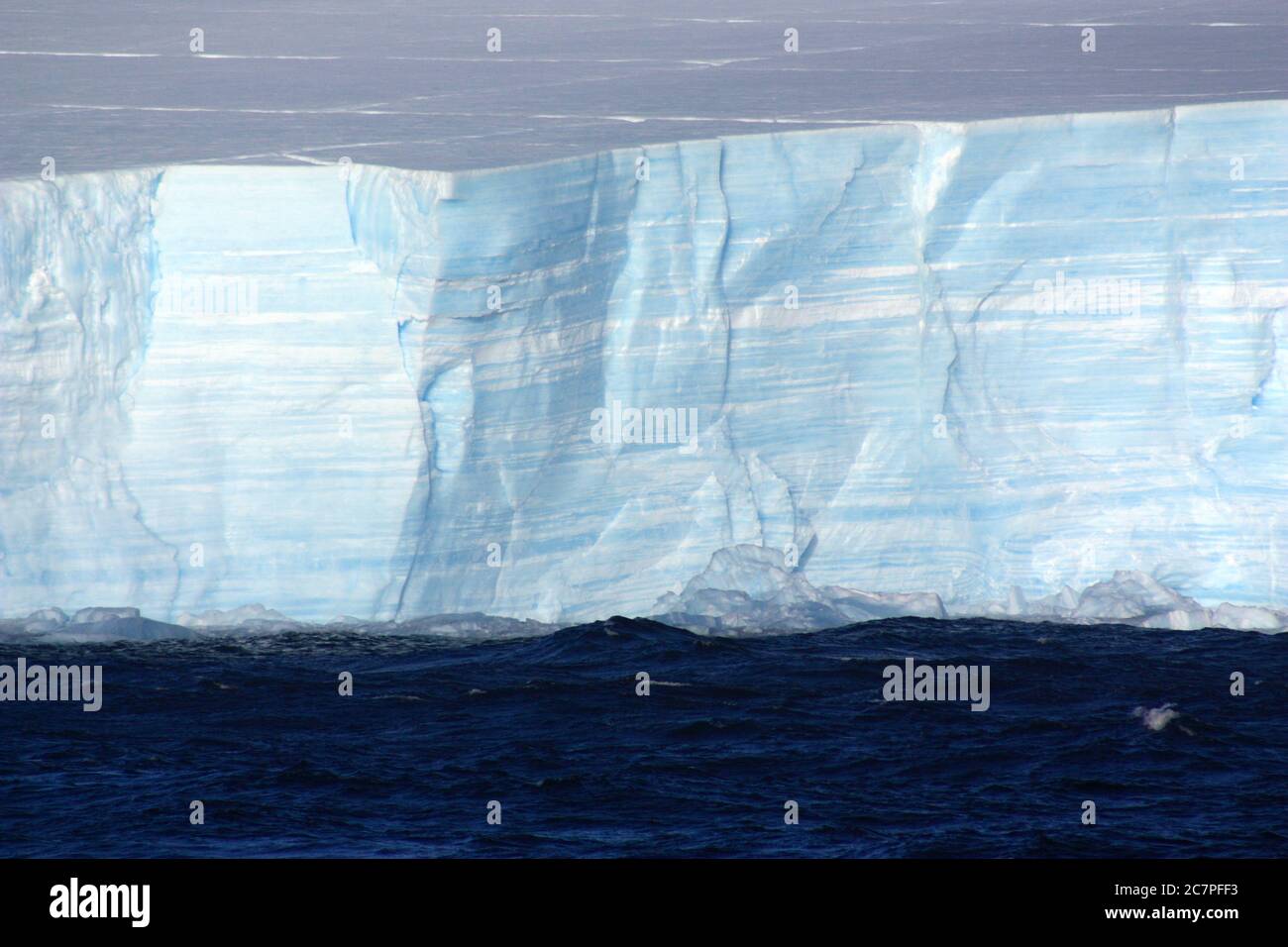 Tabular iceberg in Wilhelmina Bay-Antarctica, Antarctic Peninsula Stock ...