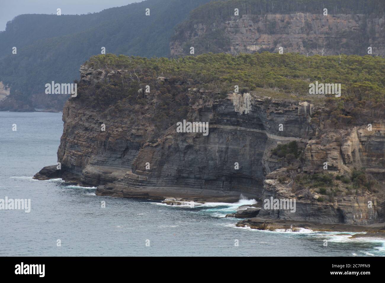 Tasmania coastal landscape Tasman National Park Stock Photo - Alamy