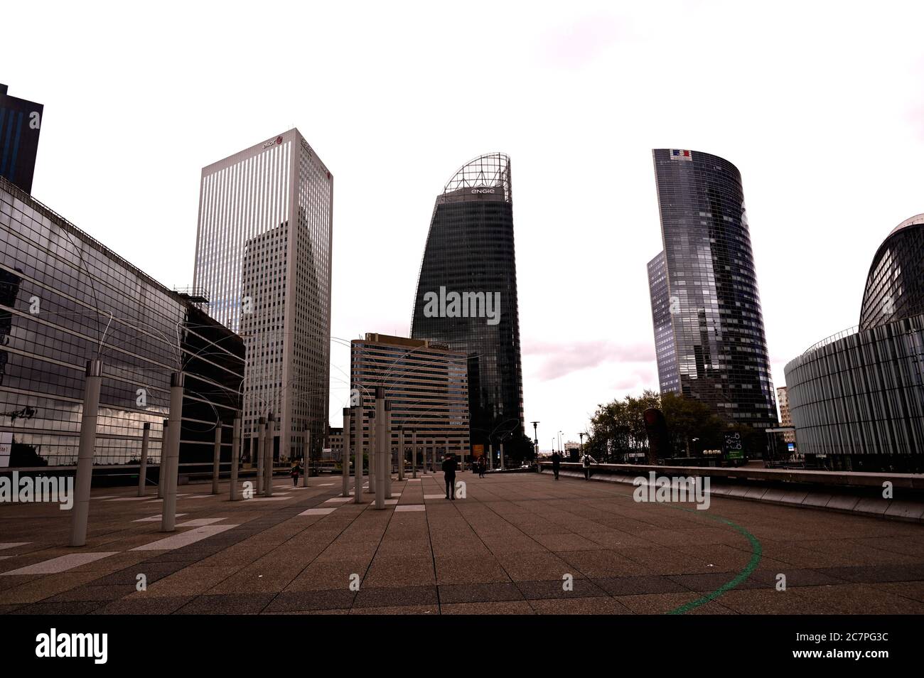 Paris La Defense, modern french buildings in France Stock Photo - Alamy