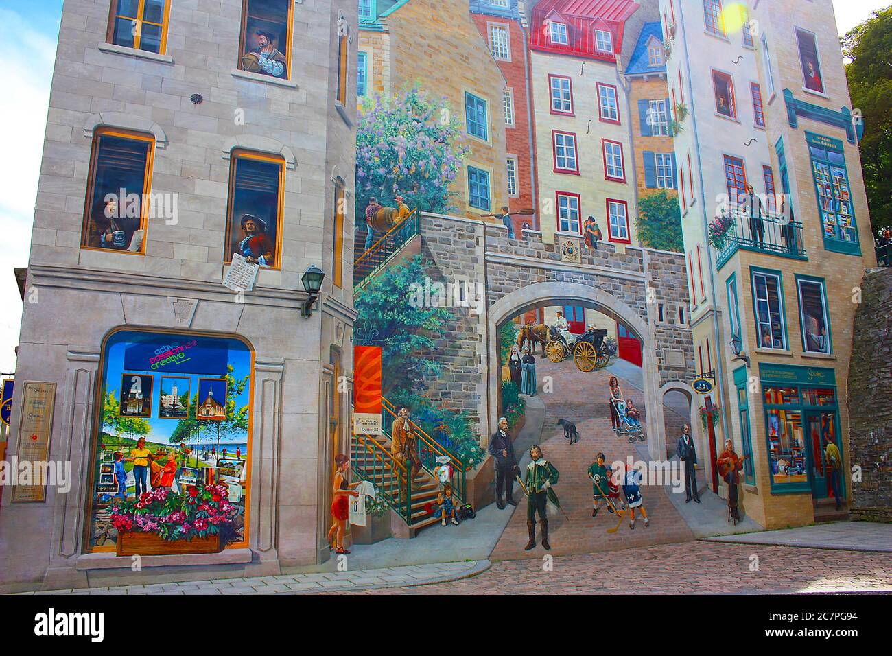 The quebecers mural hi-res stock photography and images - Alamy