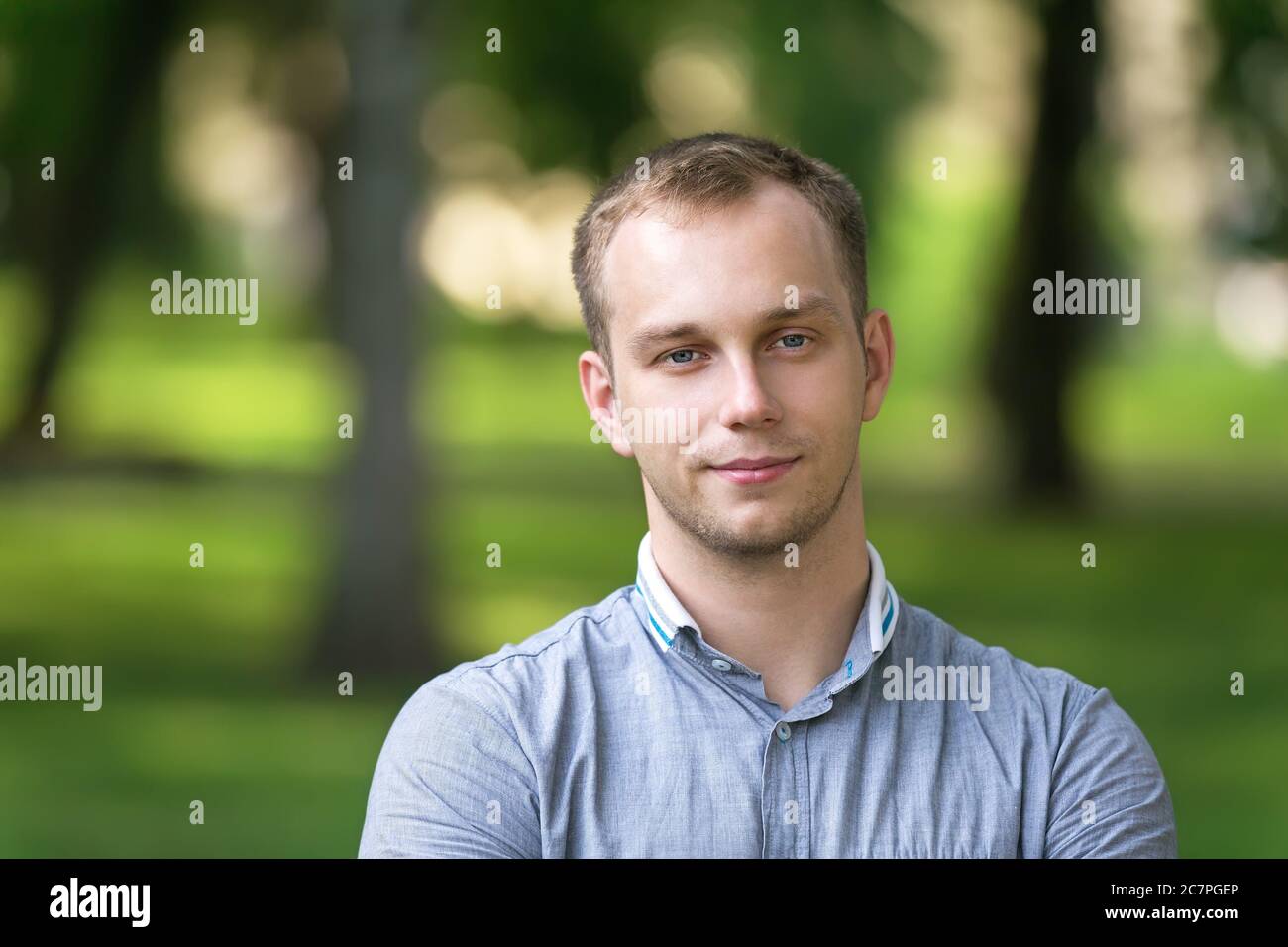 Attractive young man caucasian outside hi-res stock photography and ...
