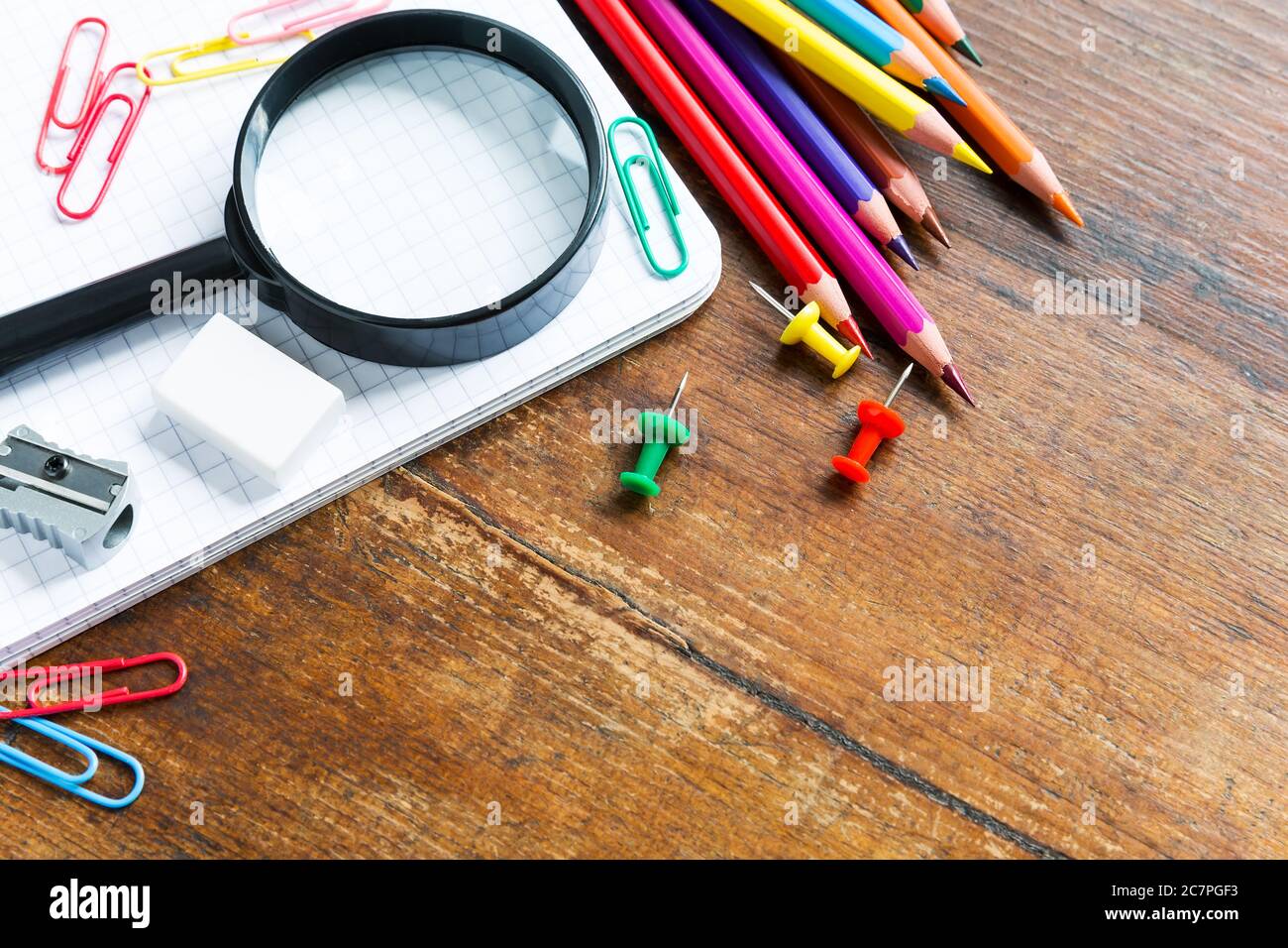 Pen ruler pencil book school hi-res stock photography and images - Alamy