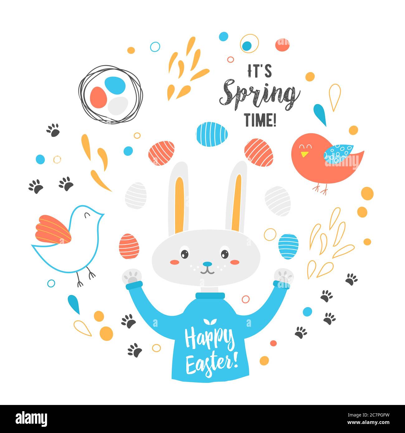 easter vector illustration Stock Vector Image & Art - Alamy