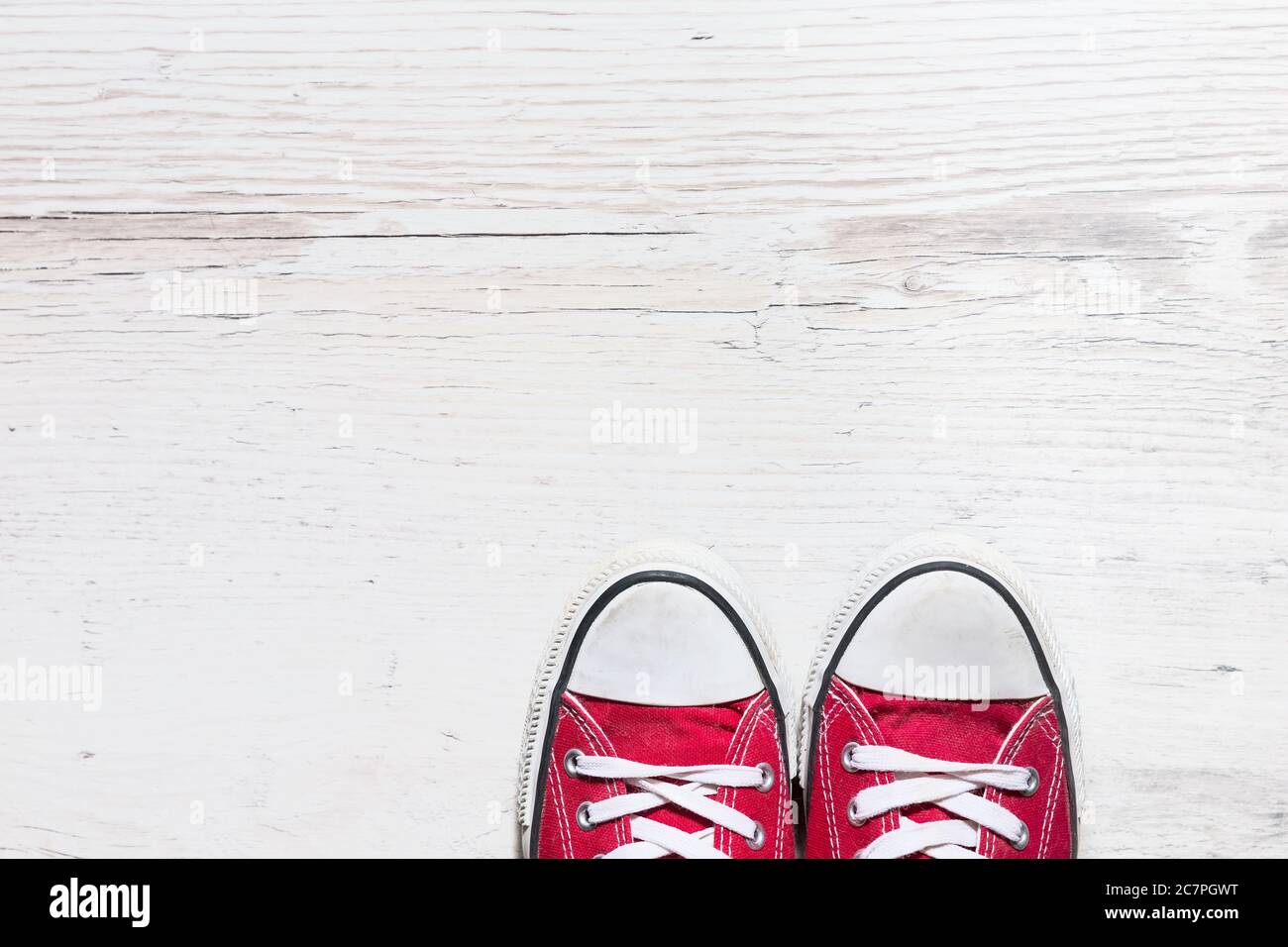 Red tennis shoes hi-res stock photography and images - Alamy