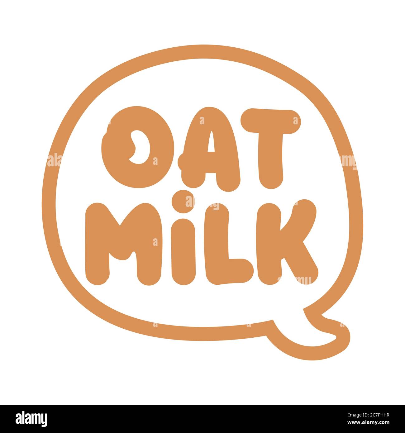 Oat Milk - label. vector elements for labels, logos, badges, stickers ...