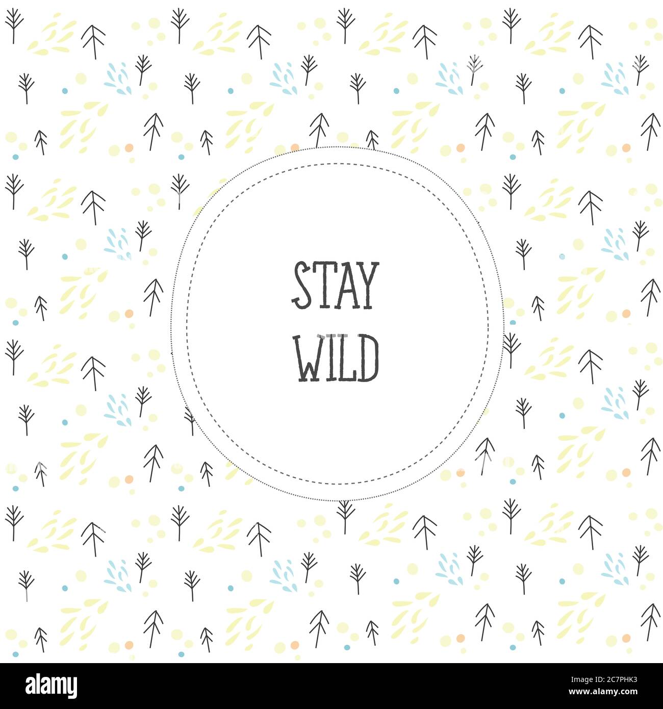 cute forest background Stock Vector Image & Art - Alamy