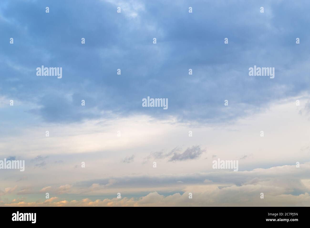 dramatic evening sky with clouds Stock Photo - Alamy