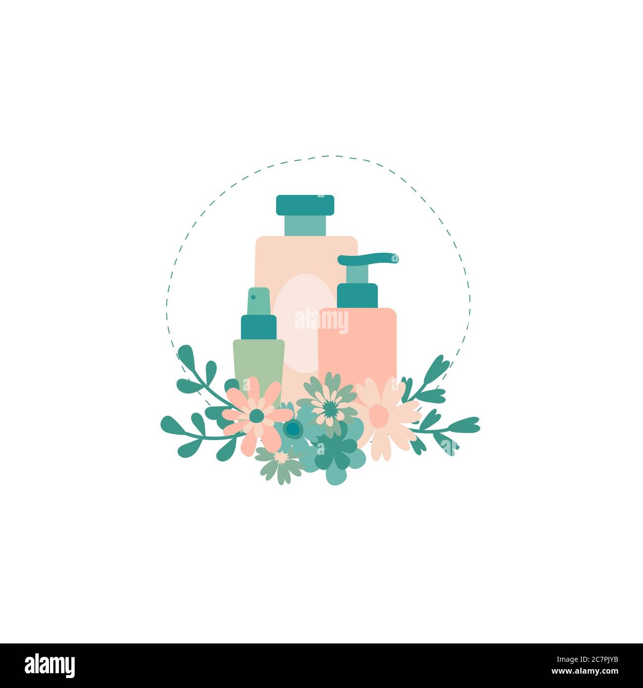 natural cosmetics vector Stock Vector Image & Art - Alamy