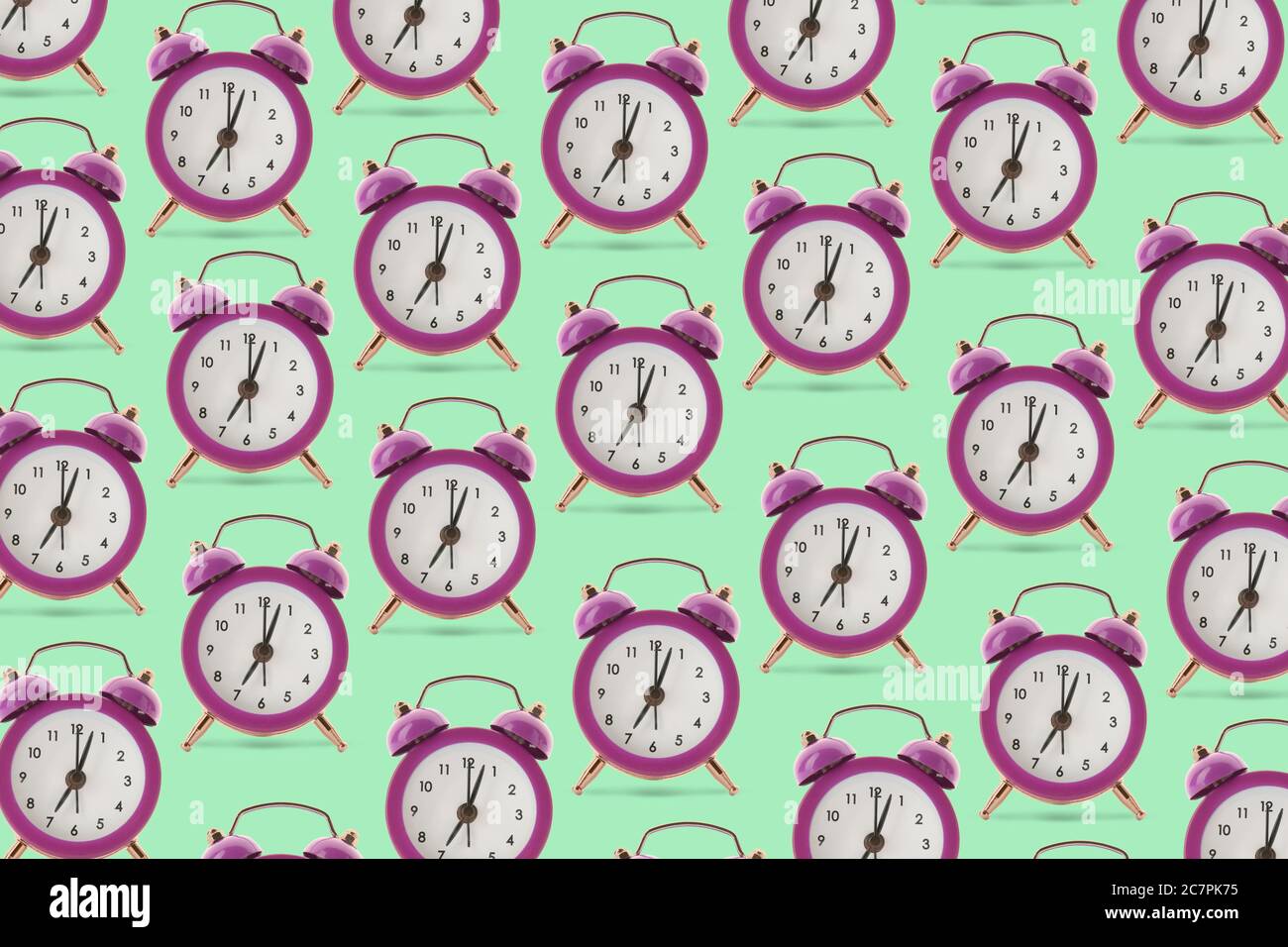 Row alarm clocks hi-res stock photography and images - Alamy
