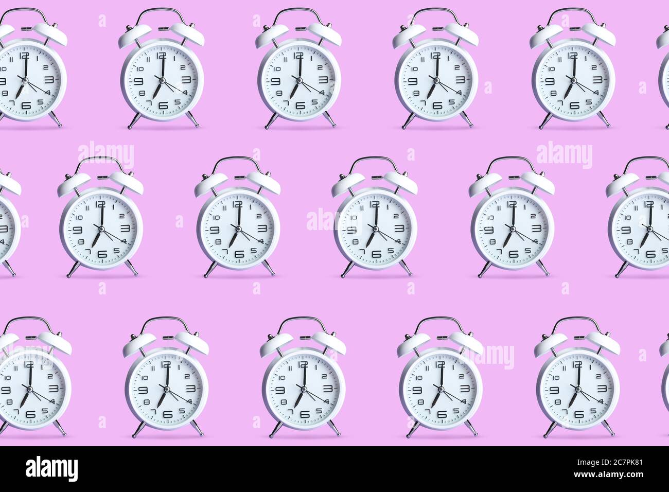 Row Alarm Clocks High Resolution Stock Photography and Images - Alamy