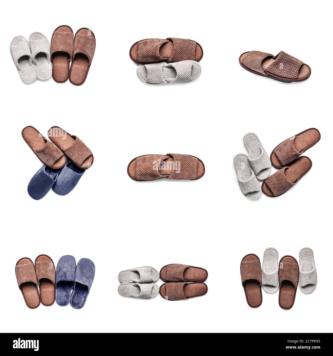 Different slippers Cut Out Stock Images & Pictures - Alamy