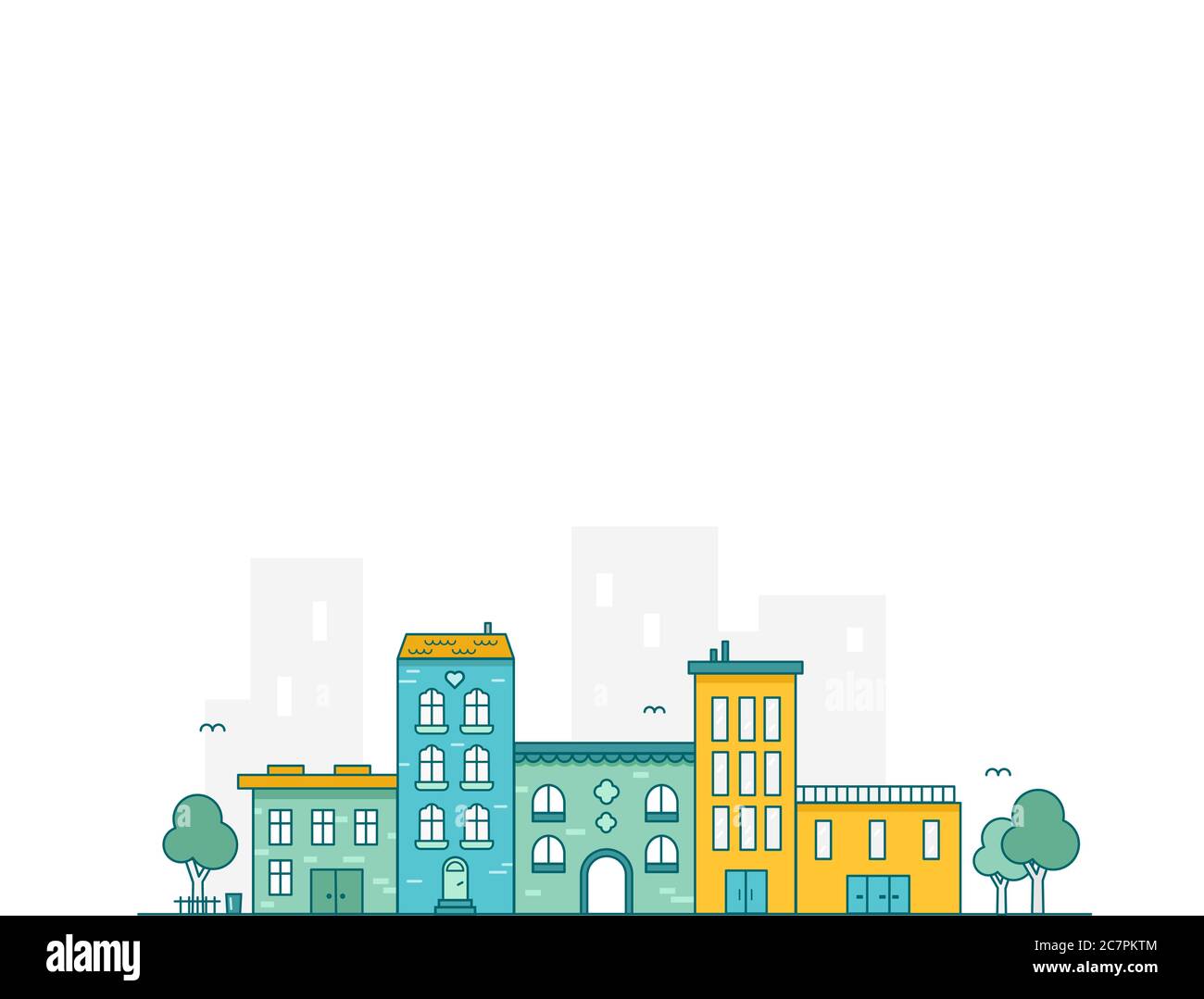 city view vector Stock Vector Image & Art - Alamy