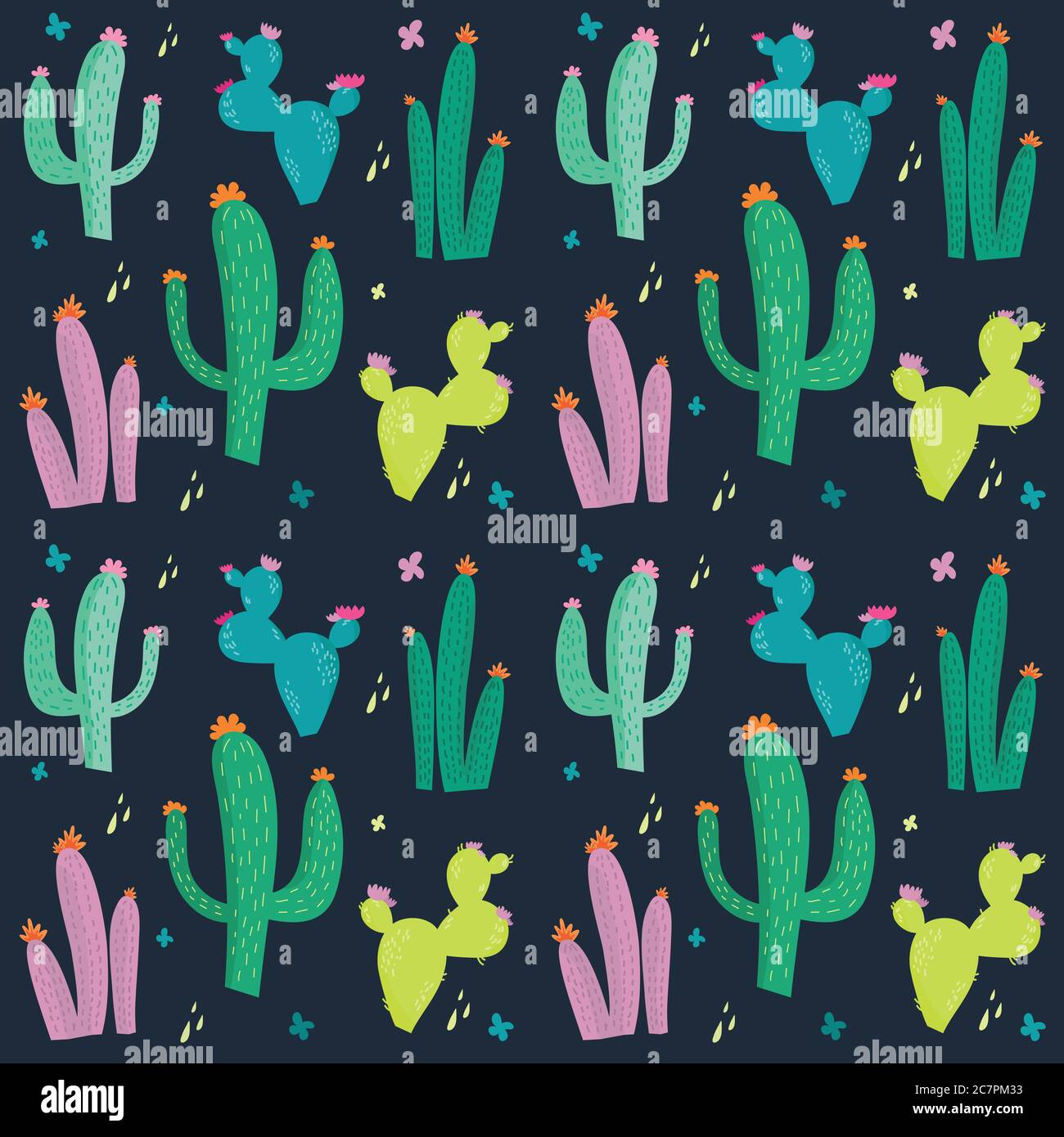 cactus vector background Stock Vector Image & Art - Alamy