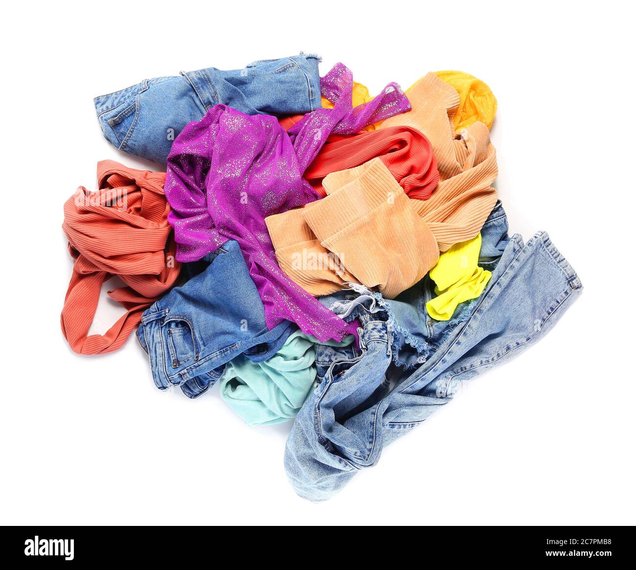 Heap of clothes hi-res stock photography and images - Alamy
