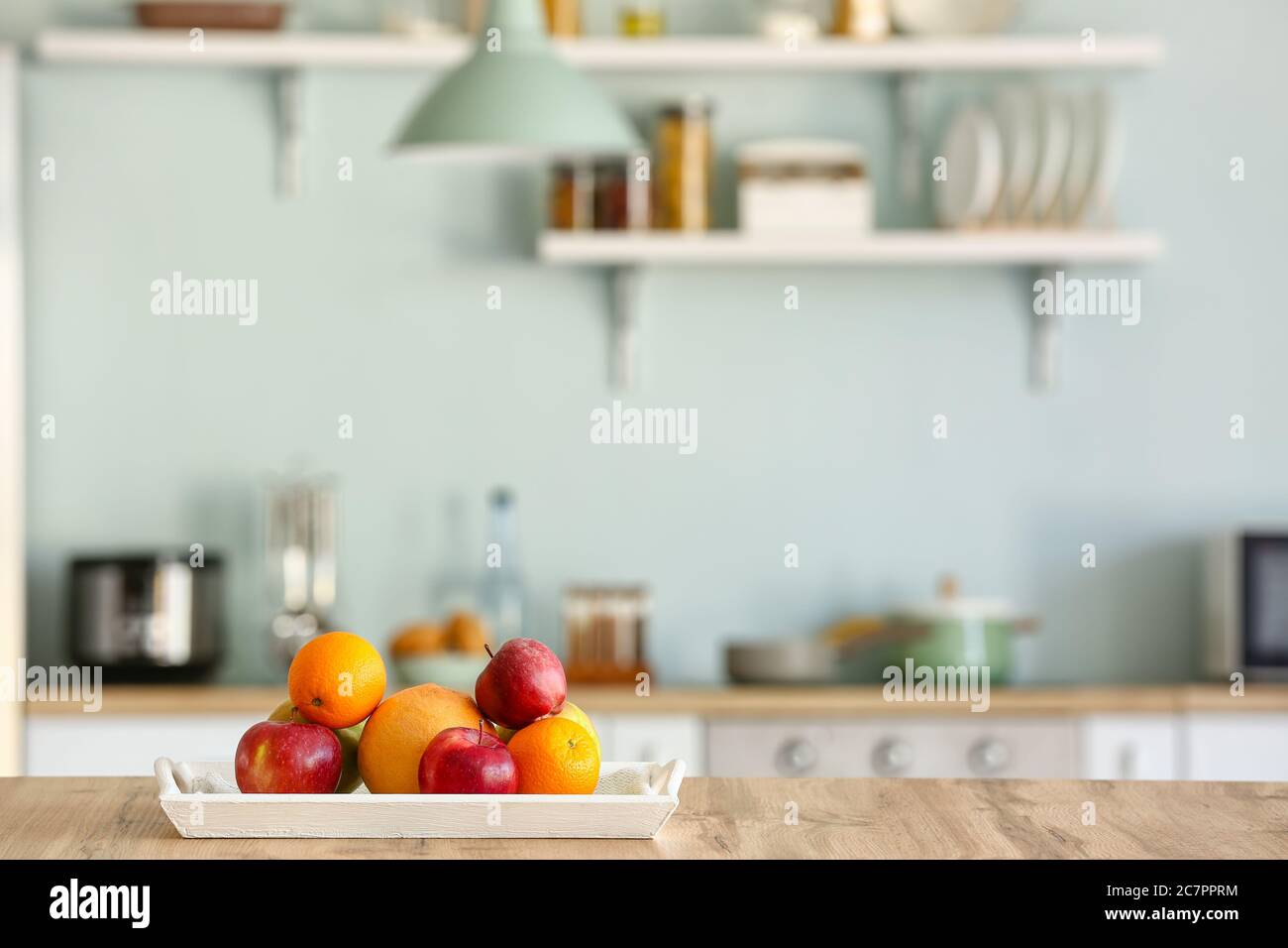 Fresh fruits on kitchen hi-res stock photography and images - Alamy