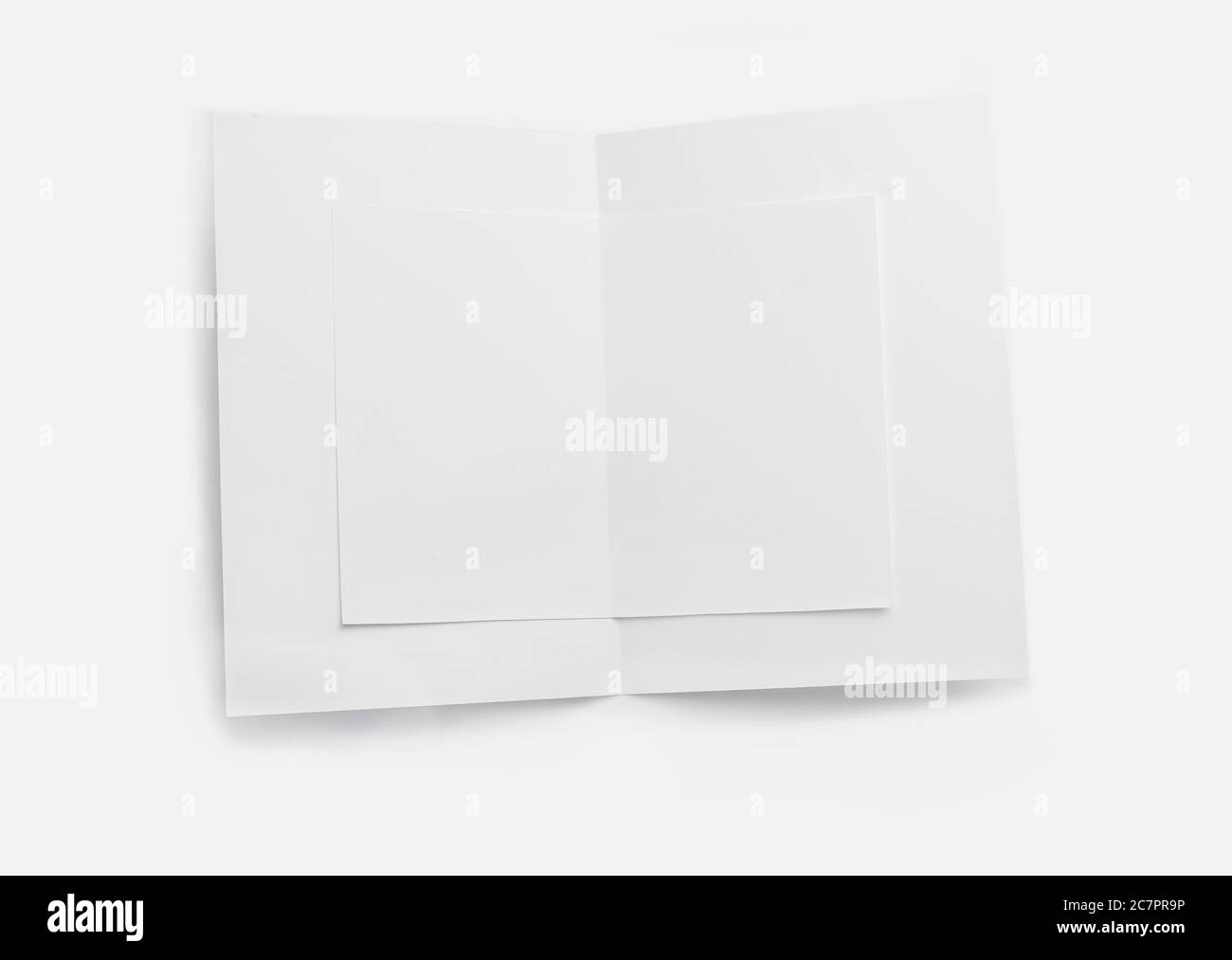 Blank cards on white background Stock Photo - Alamy