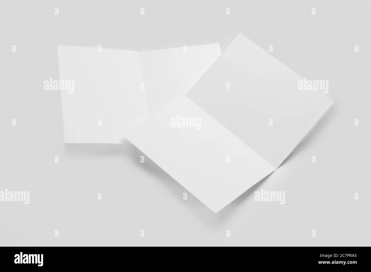 Blank cards on white background Stock Photo - Alamy