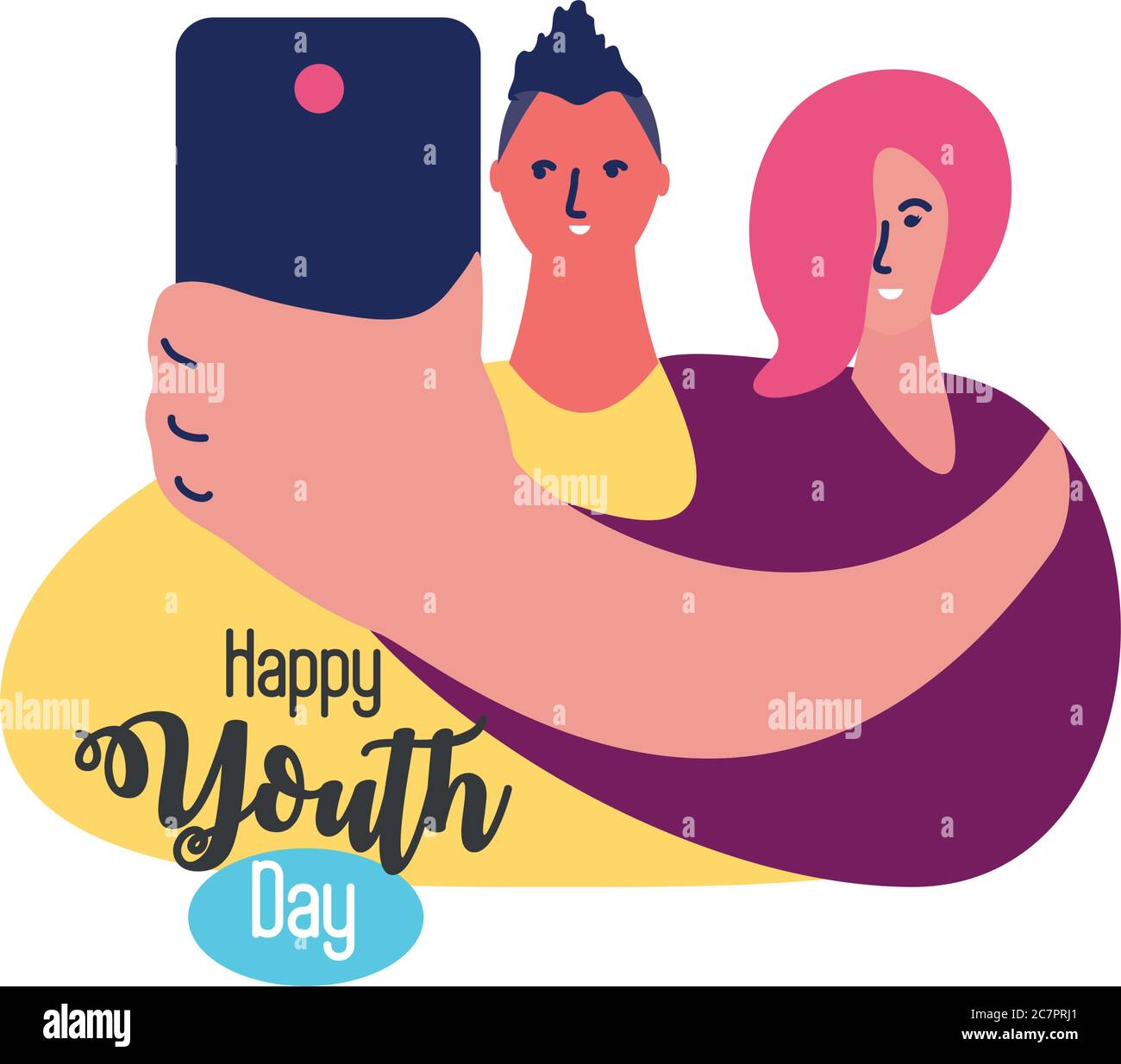 August hug Stock Vector Images - Alamy