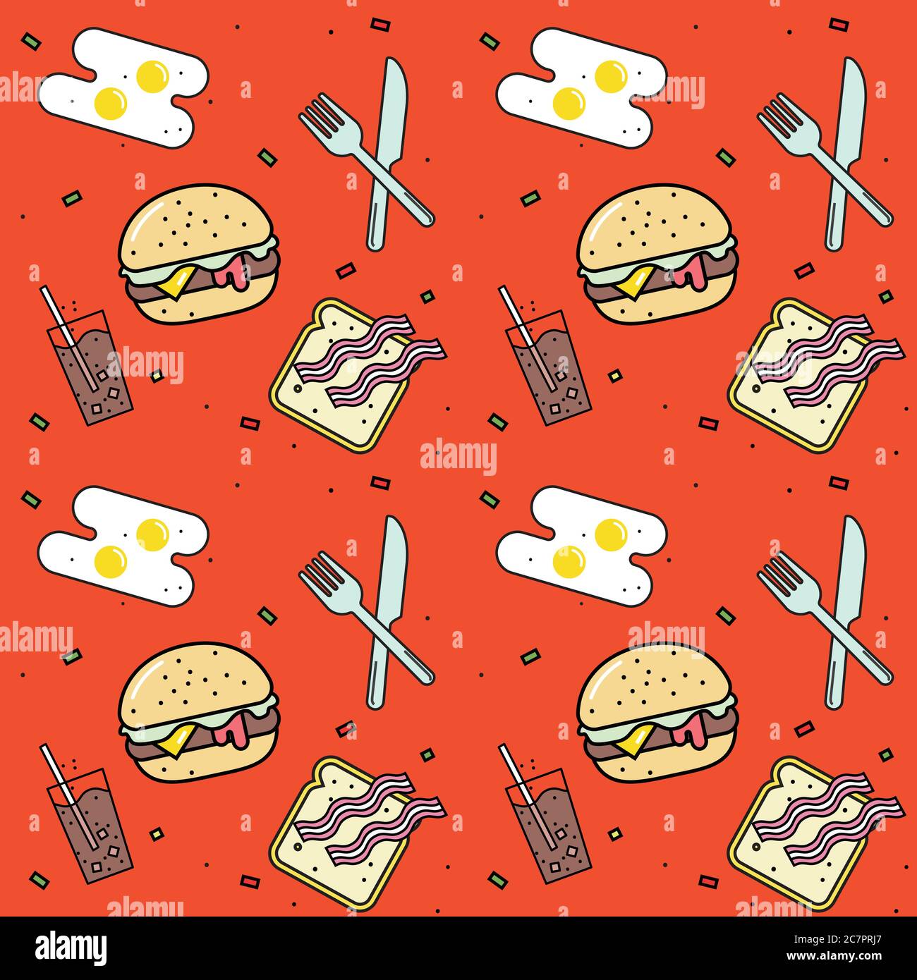 Fancy hamburger Stock Vector Images - Alamy