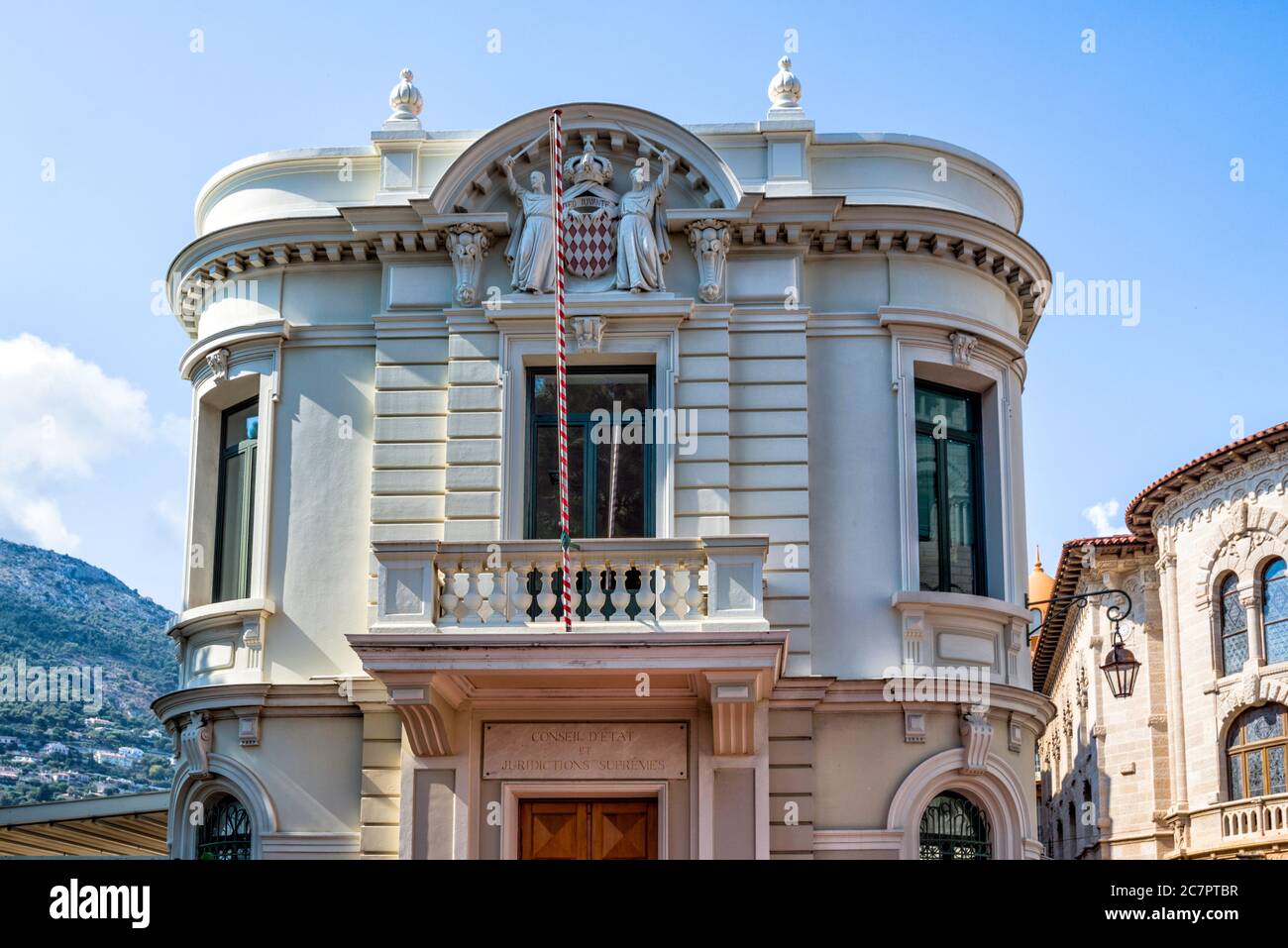 Monaco palace stairs hi-res stock photography and images - Alamy